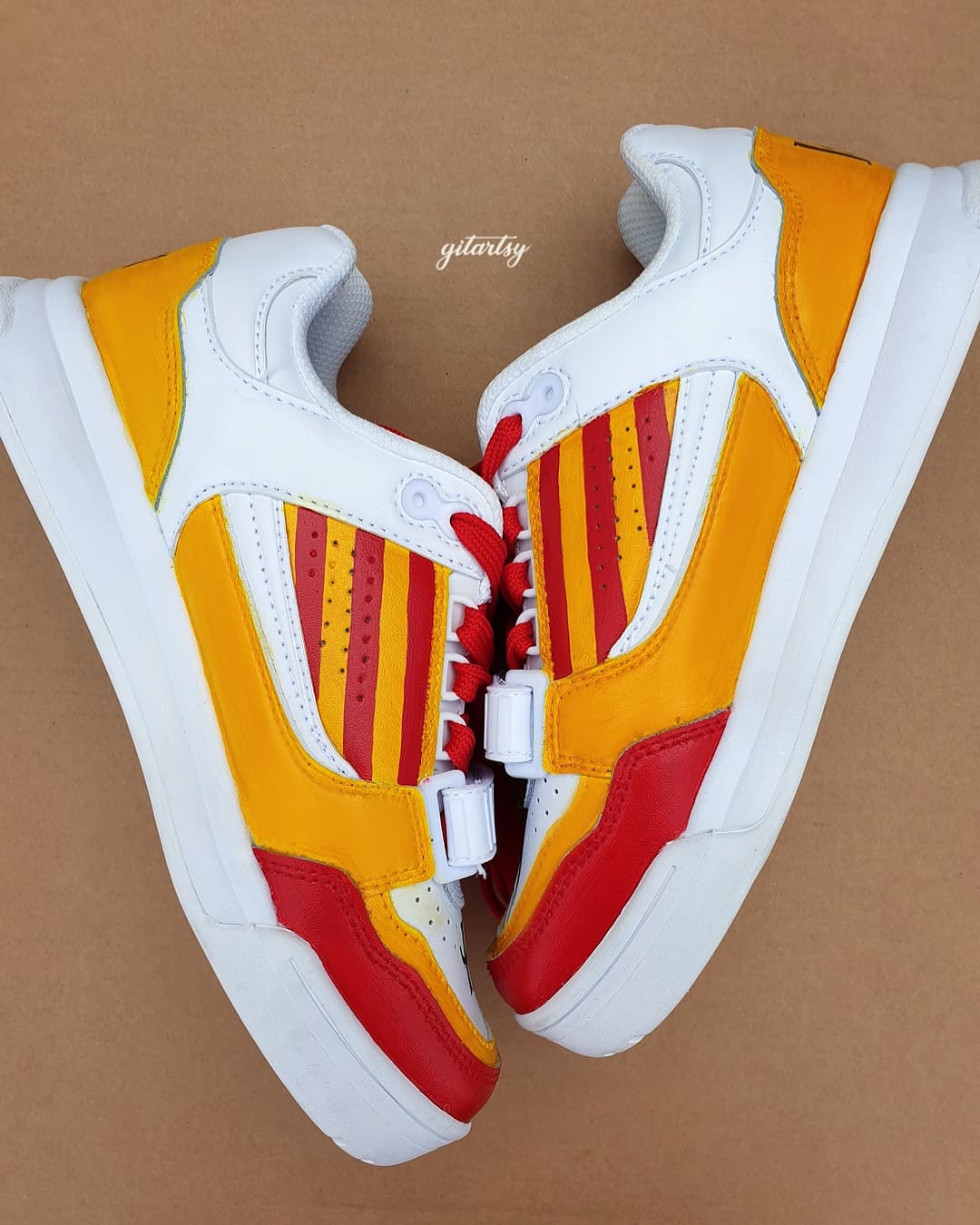 Custom Harry Potter Fila Sneakers | Hand-Painted Gryffindor Shoes by ...